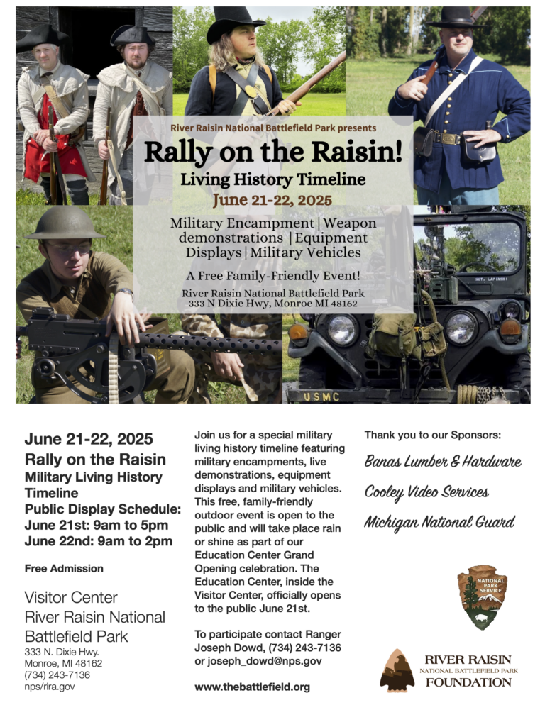 Rally on the Raisin Military Living History Timeline - River Raisin ...