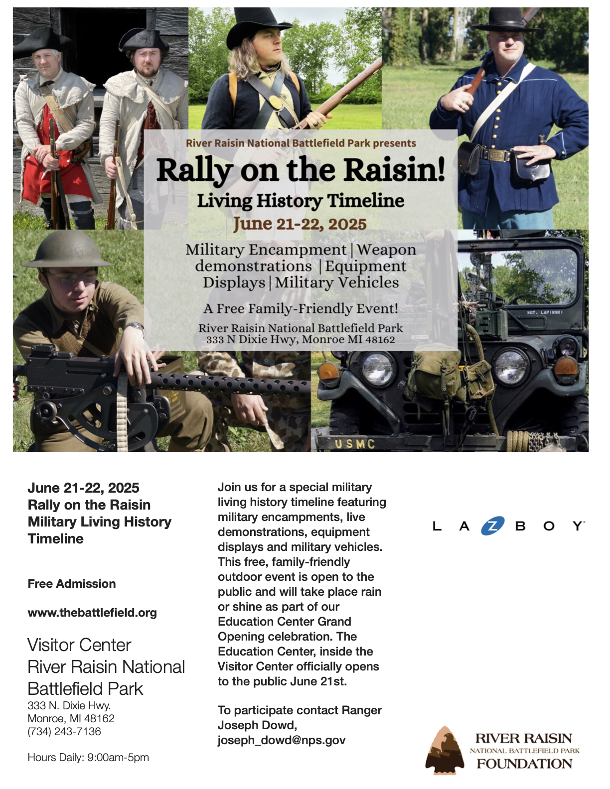 Rally on the Raisin Military Living History Timeline - River Raisin ...